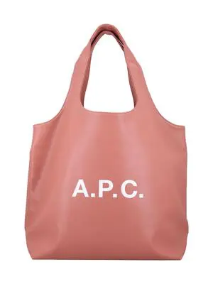 A.p.c. Ninon Tote Bag - Dark Pink