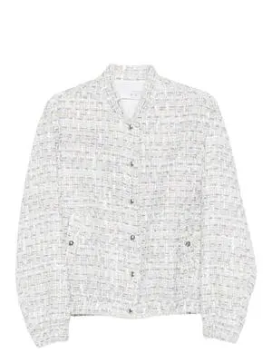 IRO PARIS Noemy Cotton Jacket - Silver