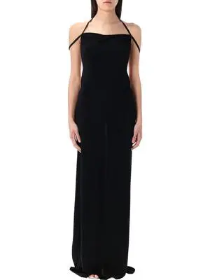 MARINE SERRE Maxi Dress - Black