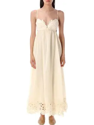 Zimmermann Coco Embroidered Maxi Dress - White