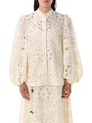 Zimmermann Rhiannon Embroidered Blouse - White