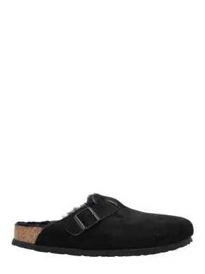 BIRKENSTOCK Boston Shearling Sandals - Black