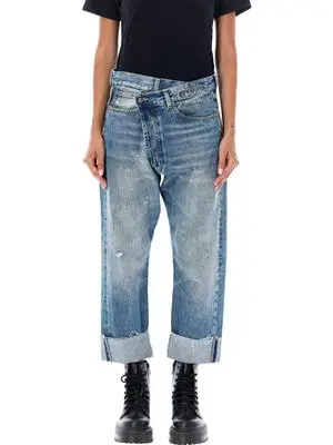 R13 Crossover Jeans - Jasper Blue