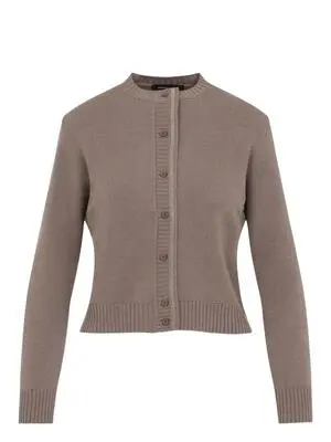 Fabiana Filippi Wool Blend Jacket - Brown