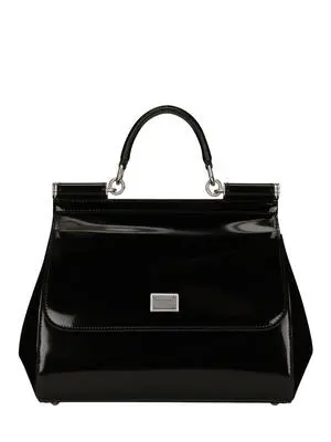 Dolce & Gabbana Sicily Large Handbag - Black