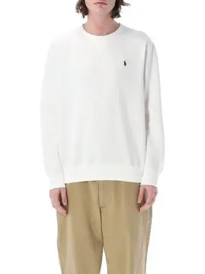 Polo Ralph Lauren Cotton-blend Crewneck Sweatshirt - White