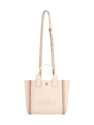 Chloé Carry Small Canvas Tote Bag - Beige