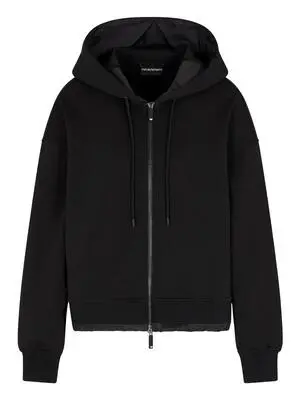 Emporio Armani Cotton Blouson Jacket - Black