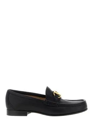 Valentino Garavani Vlogo Signature Loafers - Black