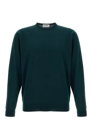 John Smedley Marcus Wool Sweater - Green