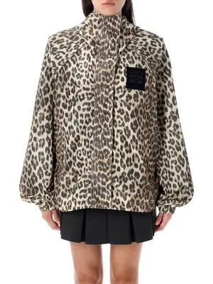 GANNI Coat - Almond Milk Leo
