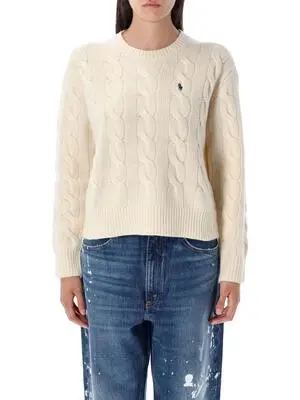 Ralph Lauren Cable-knit Wool And Cashmere Jumper - Authentic Cream
