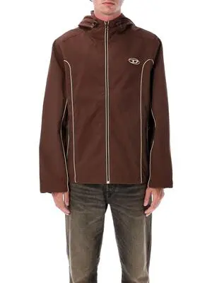DIESEL J-hives Windbreaker - Brown