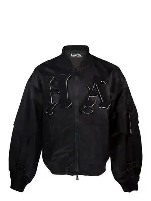 HACULLA. Appliqué-embellished Bomber Jacket - Black