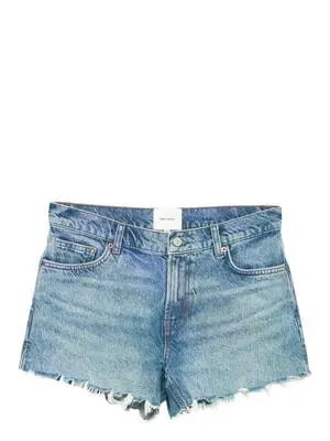 REFORMATION Sutton Denim Shorts - Blue