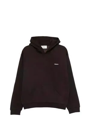 Coperni Logo-embroidered Hoodie - Brown