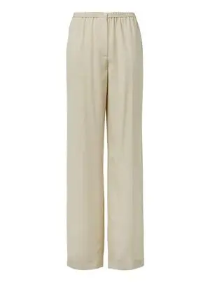 JOSEPH Tahiti Straight Trousers - Beige