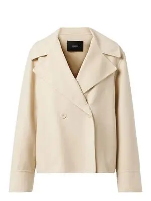 JOSEPH Rollet Wool And Silk Coat - Beige