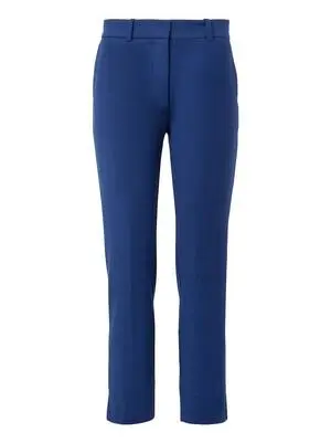 JOSEPH Bing Court Cotton-blend Slim Pants - Blue