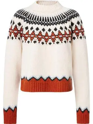 Alanui Virgin Wool Crewneck Sweater Multicoloured
