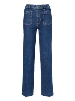 FRAME Refined Saturn Straight Jeans - Blue
