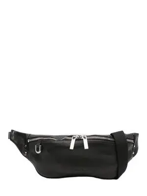 Rick Owens Leather Bumbag - Black