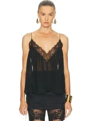 Saint Laurent Camisole Top Black