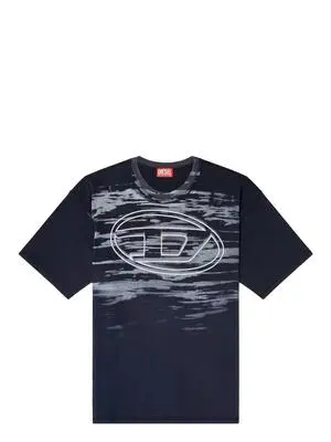 DIESEL T-boxt-t5 Print T-shirt - Blue