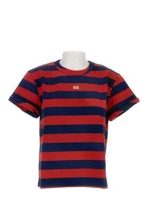 WALES BONNER Striped Cotton T-Shirt