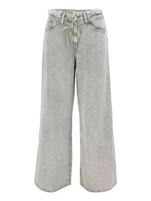 LEVI'S Tie-waist Wide-leg Jeans - Grey