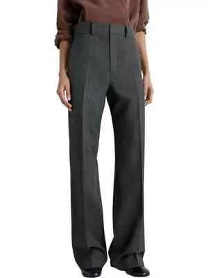 LEMAIRE Front-creased Trousers - Grey