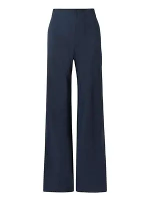 KALLMEYER Adira Twill Wide-Leg Pants Indigo