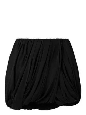 Isabel Marant Ambrine Draped Mini Skirt - Black