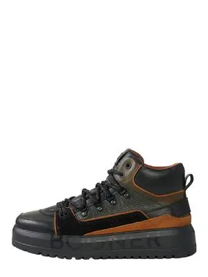 Bogner Antwerp Low Boots Black/cognac/olive Green