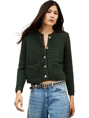 Ba&sh Gaspard Cardigan - Green