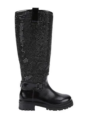Kurt Geiger Leather Knee-high Boots - Black