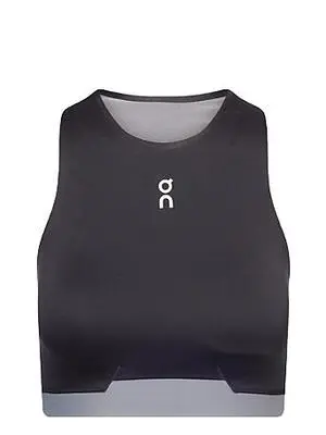 On Train 2-in-1 Crop Top - Black