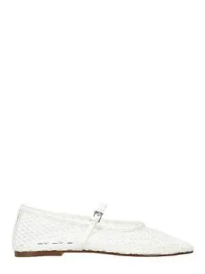 Steve Madden Mags Mesh Mary Janes - White