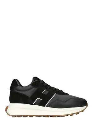 Hogan H641 Leather Trainers - Black