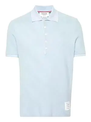 Thom Browne Short-sleeve Polo Shirt - Blue