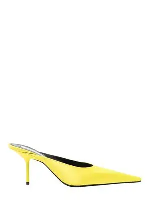 Victoria Beckham 75mm Sloan Mules - Yellow