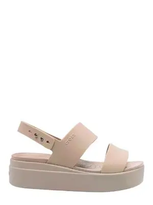 CROCS Double-strap Platform Sandals - Neutrals