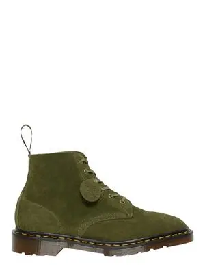 Dr. Martens 101 Suede Ankle Boots - Green Desert Oasis/black