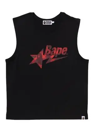 A BATHING APE Camo Sta Tank Top - Black