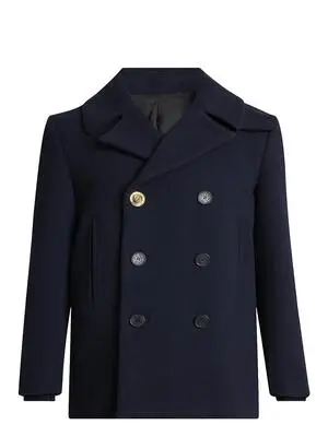 Givenchy Double-face Wool Peacoat - Dkblue