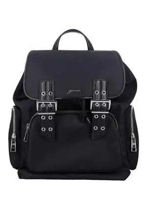 GANNI Nylon Backpack - Black