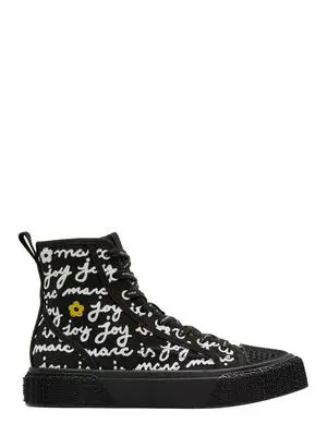Marc Jacobs The Marc Is Joy High-top Sneakers - Black