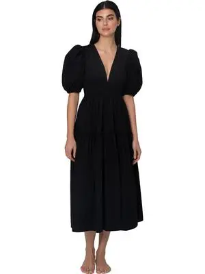 MandiBreeze Danielle Organic Cotton Dress - Black