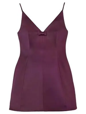 Marc Jacobs Bow-detail Mini Dress - Red