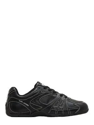 Marc Jacobs Stitched 72 Spring Lace-up Sneakers - Black